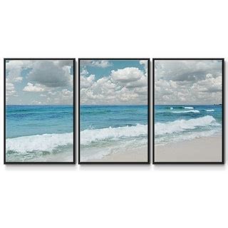 Beach Bliss Multi Piece Framed Canvas Bed Bath And Beyond 39842534