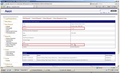 Submitting Requests Via Ead Finding Aids Atlas Systems