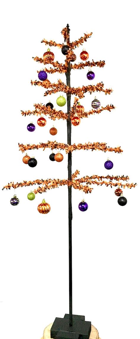 Make A Holiday Fringe Feather Tree Paper Glitter Glue
