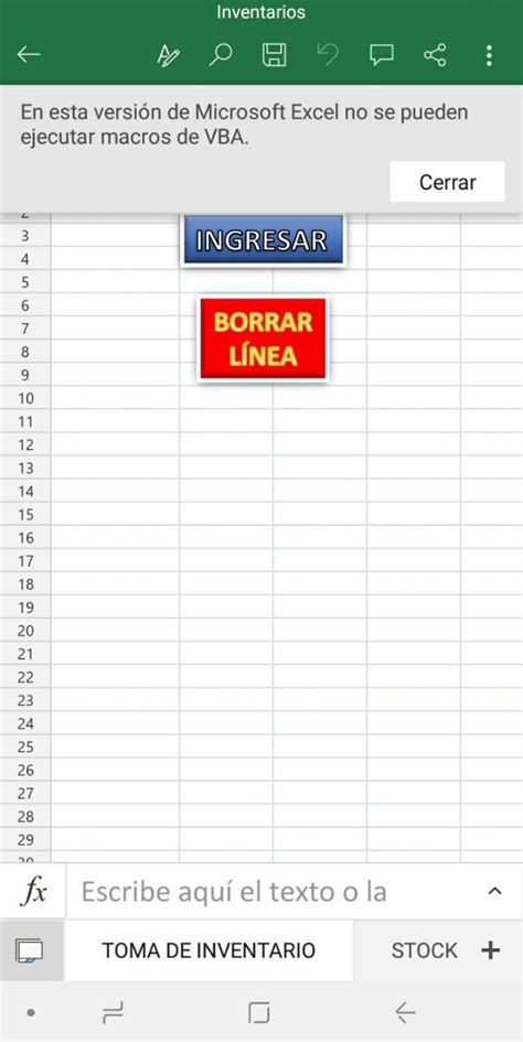 Aplicación Para Poder Correr Macros En Android Excel General