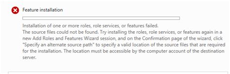 Failed To Install Net Framework 35 Feature Windows Server 2012r2 Or On Azure Vm Error