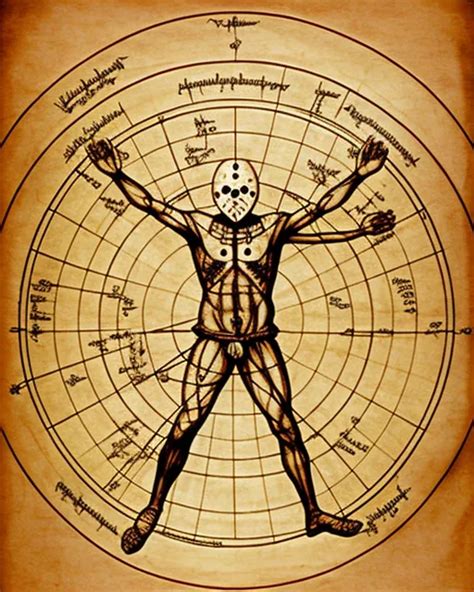 Vitruvian Jason Voorhees Free Ai Photo Generator Starryai