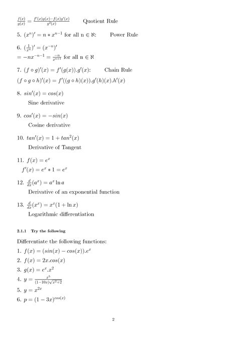 Solution Principles From Calculus Analysis Task And Formulas Paper