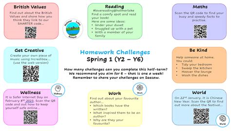 Homework Holmer Lake Primary School