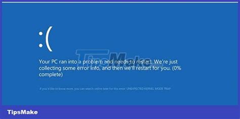 Share How To Fix Unexpected Kernel Mode Trap Error On Your