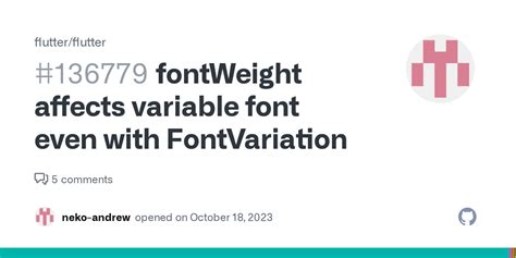 Fontweight Affects Variable Font Even With Fontvariation · Issue