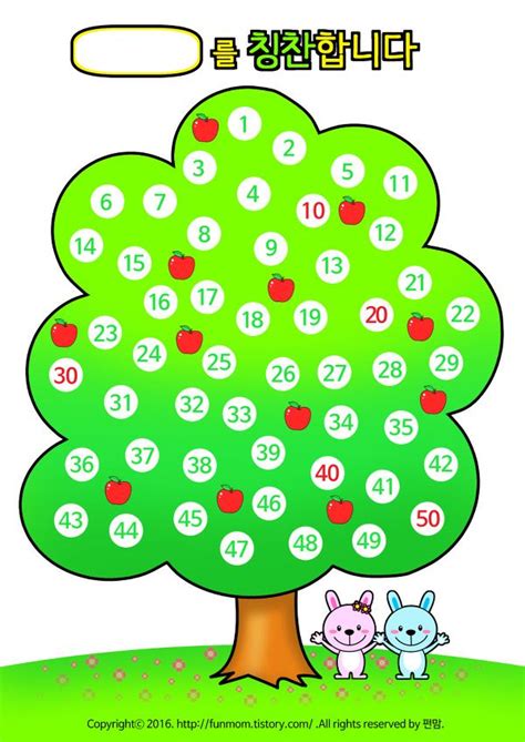 엄마표 칭찬스티커판도안 색칠 활동 유치원 아이디어 교육