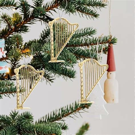 Miniature Harp Miniature Musical Instrument Model Mini Harp Model Pendant For Music Party Home