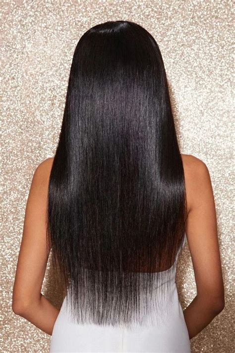 Glueless Hd Lace Long Straight Black Wig With Bangs Fake Scalp