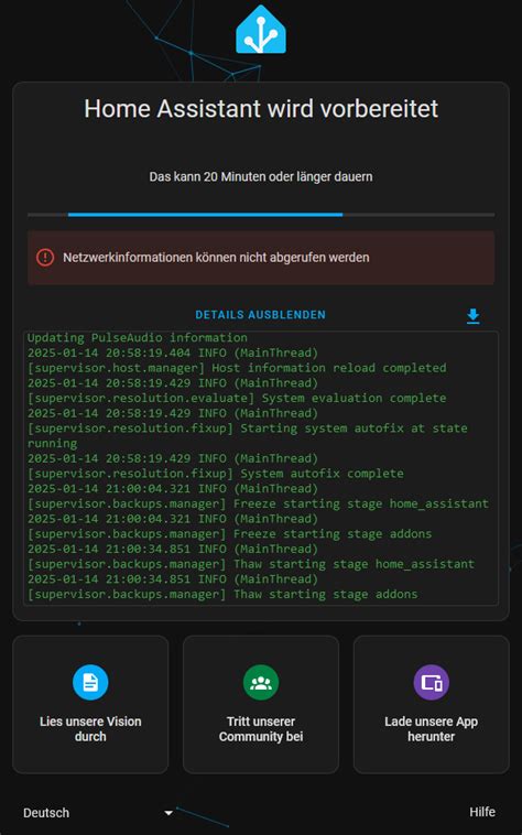 Failed To Fetch Network Info In Installation Installation Home