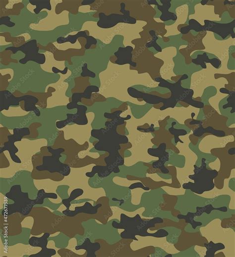 Army Camo Pattern Military Uniform Forest Modern Background Ornament