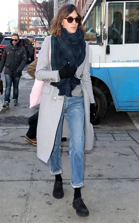 Denim Alert Straight Jeans Dress Like A Parisian Alexa Chung Style