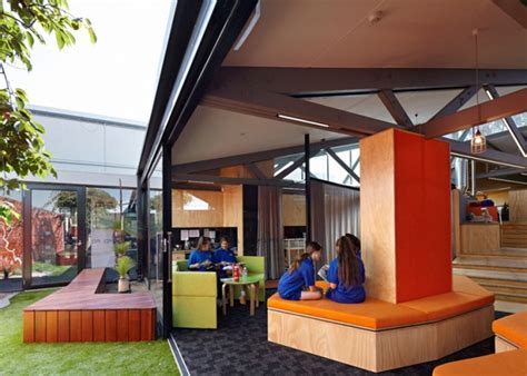 Branch Studio Architects Adds Timber Clad Extension To School Library