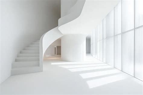 Minimalist Architectural Design With Clean Lines Premium Ai Generated