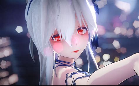 ♥mmd♥4k♥弱音♥布料♥something♥ Rainycafe New7 哔哩哔哩视频