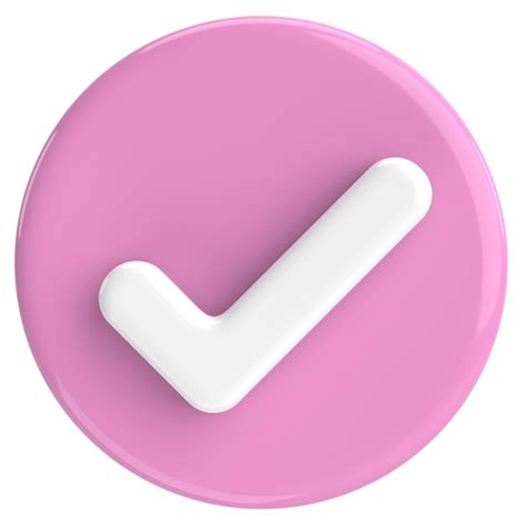 Premium AI Image 3D Checkbox Check Mark 3D Illustration
