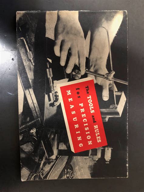 Found This Starrett Measuring Tool Guide From 1947 In A Box Of Old Junk