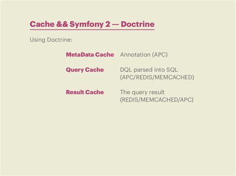 Rationally Boost Your Symfony2 Application With Caching Tips And Moni