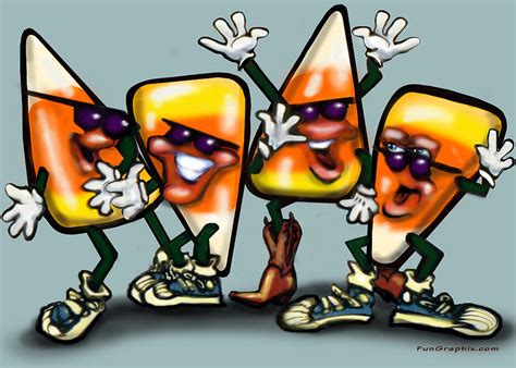 Candy Corn Gang Digital Art By Kevin Middleton Fine Art America