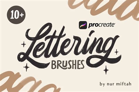 Procreate Lettering Brushes On Behance