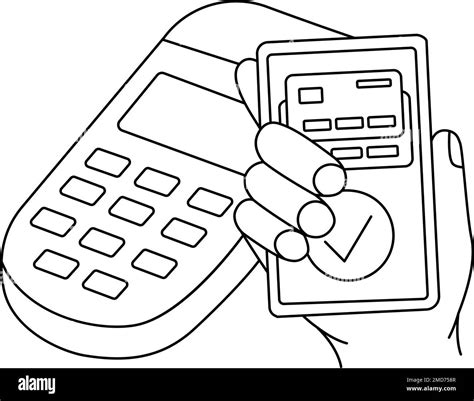 POS Terminal For Contactless Pay Smartphone Payment With POS Terminal