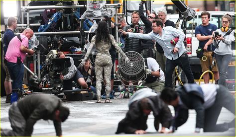 Photo Sofia Boutella Films The Mummy In Full Costume Makeup 27 Photo