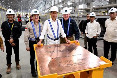 Resmi Beroperasi Pj Gubernur Adhy Optimis Smelter Freeport Dongkrak