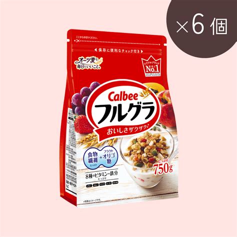 カルビー公式オンラインショップ ｜ 【定期便】フルグラ（750g×6個）750g 6個（定期便） シリアル