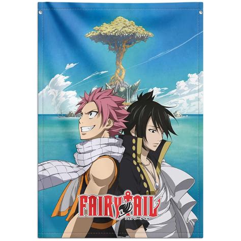 Fairy Tail Anime Flag 70 X 100cm Wall Scroll Happy Piranha