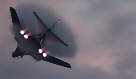 Amazing Video Of A B 1b Lancer Night Afterburner Takeoff And Spiral Climb