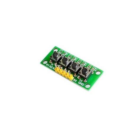 1x4 4 Independent Key Button Keypad Keyboard Module Mcu For Arduino