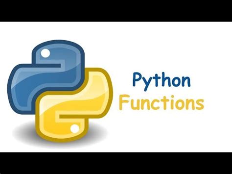 Python Functions الدوال في لغة البايثون YouTube