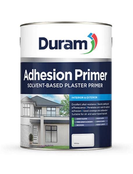 Adhesion Solvent Based Plaster Primer Duram Do It Yourself Hardware