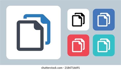 Data Duplication Icon Stock Vectors Images Vector Art