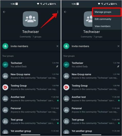 Cara menambah atau menghapus grup dari Komunitas WhatsApp | Rumah terbaik