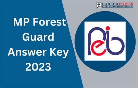 Mp Forest Guard Answer Key 2023 Out Download Answer Key Pdf