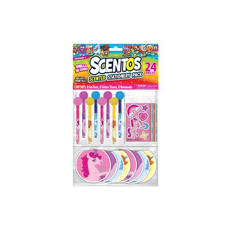 Unicorn Scented Stationary Pack With Pens Stickers And Notebooks Multi