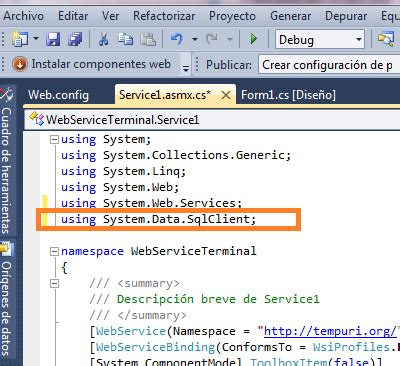 Tecnologías del Presente Creación de conexión con SQL Server y Visual
