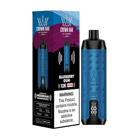 Blueberry Gum AL FAKHER CROWN BAR Puffs Randmpuff De