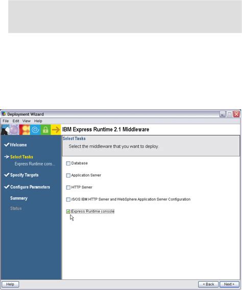 packaging a solution with just the application ibm express runtime v2