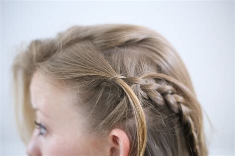 A Quick And Easy Waterfall Braid Tutorial Bangstyle House Of Hair