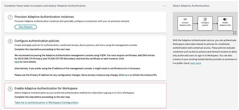 Enable Adaptive Authentication For Workspace Adaptive Authentication