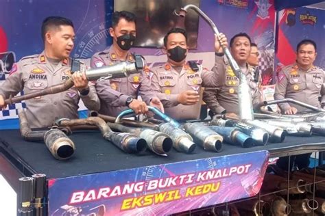 Knalpot Brong Jadi Target Operasi Keselamatan Progo Krjogja