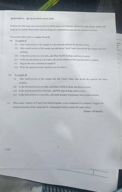 Jupeb 2024 August 21st Chemistry Practical Questions And Answers Fastanswer Team