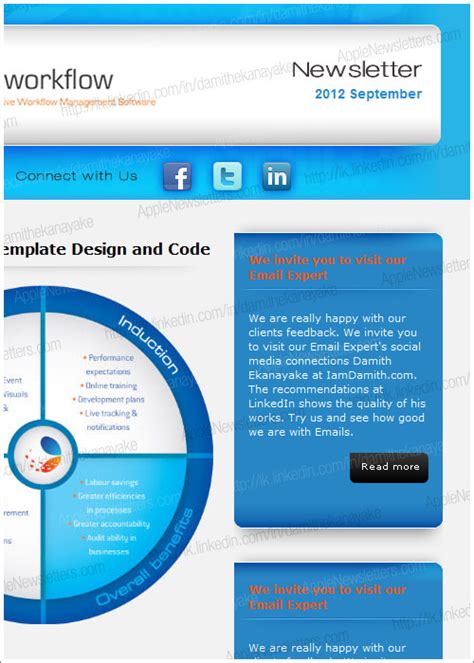 Custom MailChimp Template Behance