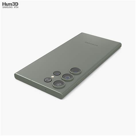 Samsung Galaxy S23 Ultra Green 3d 모델 전자 기기 On Hum3d