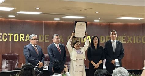 El Tribunal Electoral De Cdmx Entrega Constancia De Mayoría A Clara Brugada
