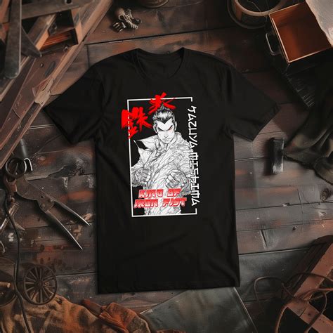 Tekken Kazuya Mishima Anime T Shirt Mens Tekken Game Tee Gaming