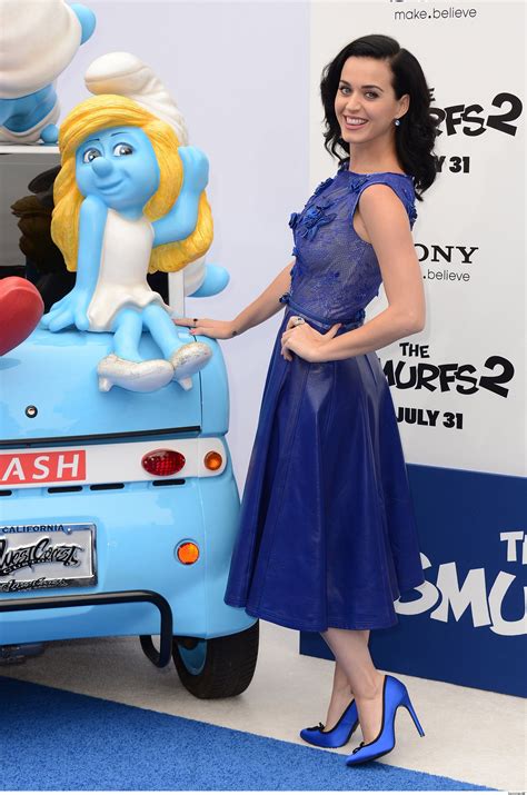 Katy Perry As A Smurf