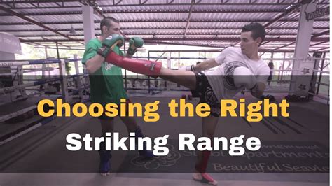 How To Counter Taller Fighters Choosing The Right Striking Range